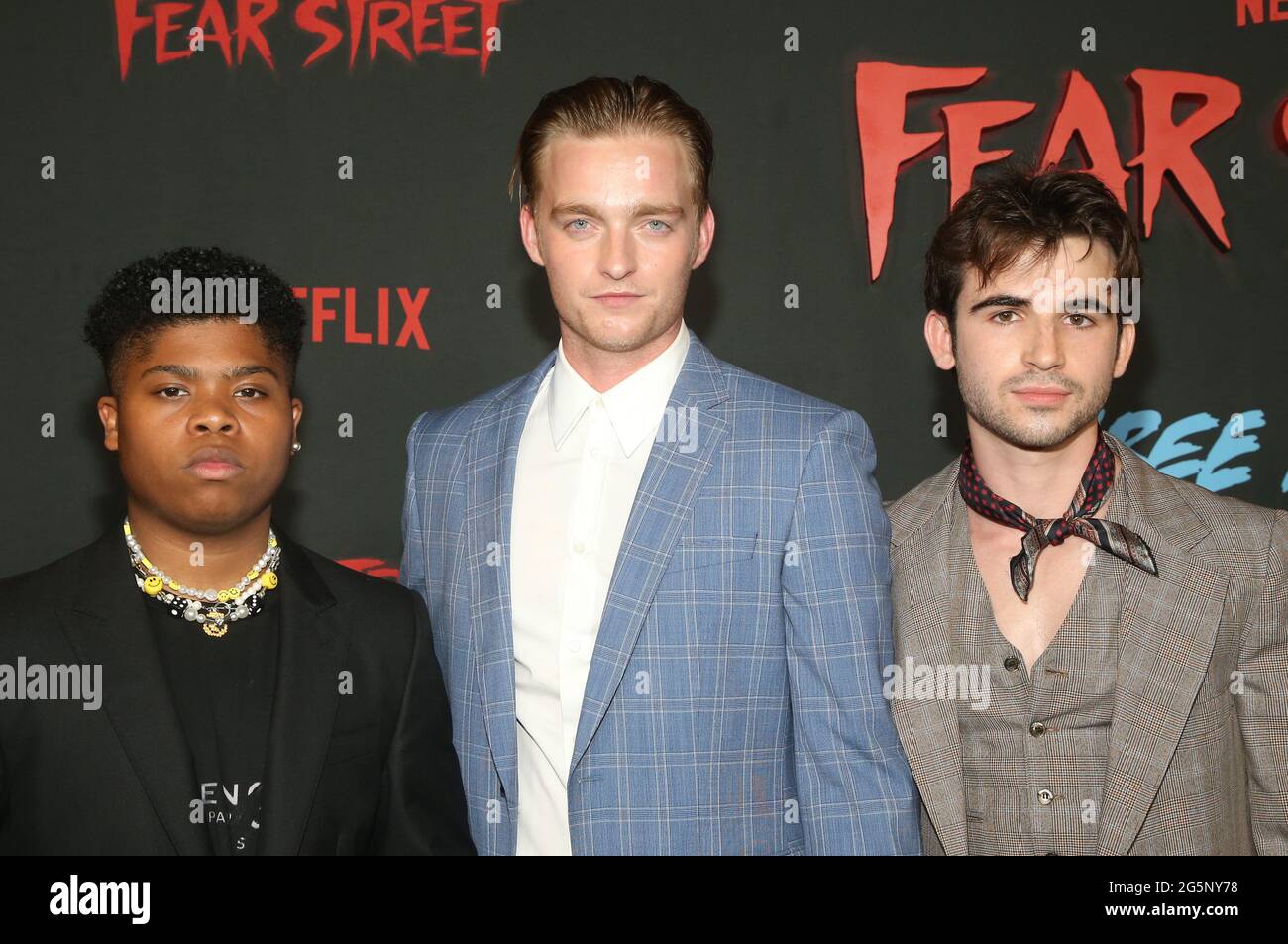 Los Angeles, CA -June 28 - McCabe Slye, Benjamin Flores Jr. and Ted ...