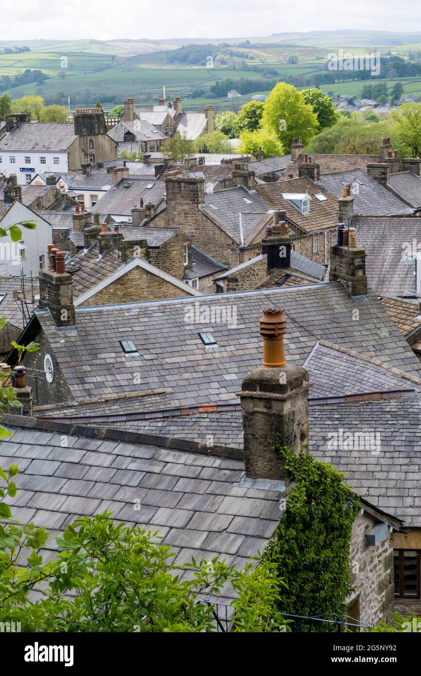 The Town of Settle in the Yorkshire Dales Stock Photo - Alamy