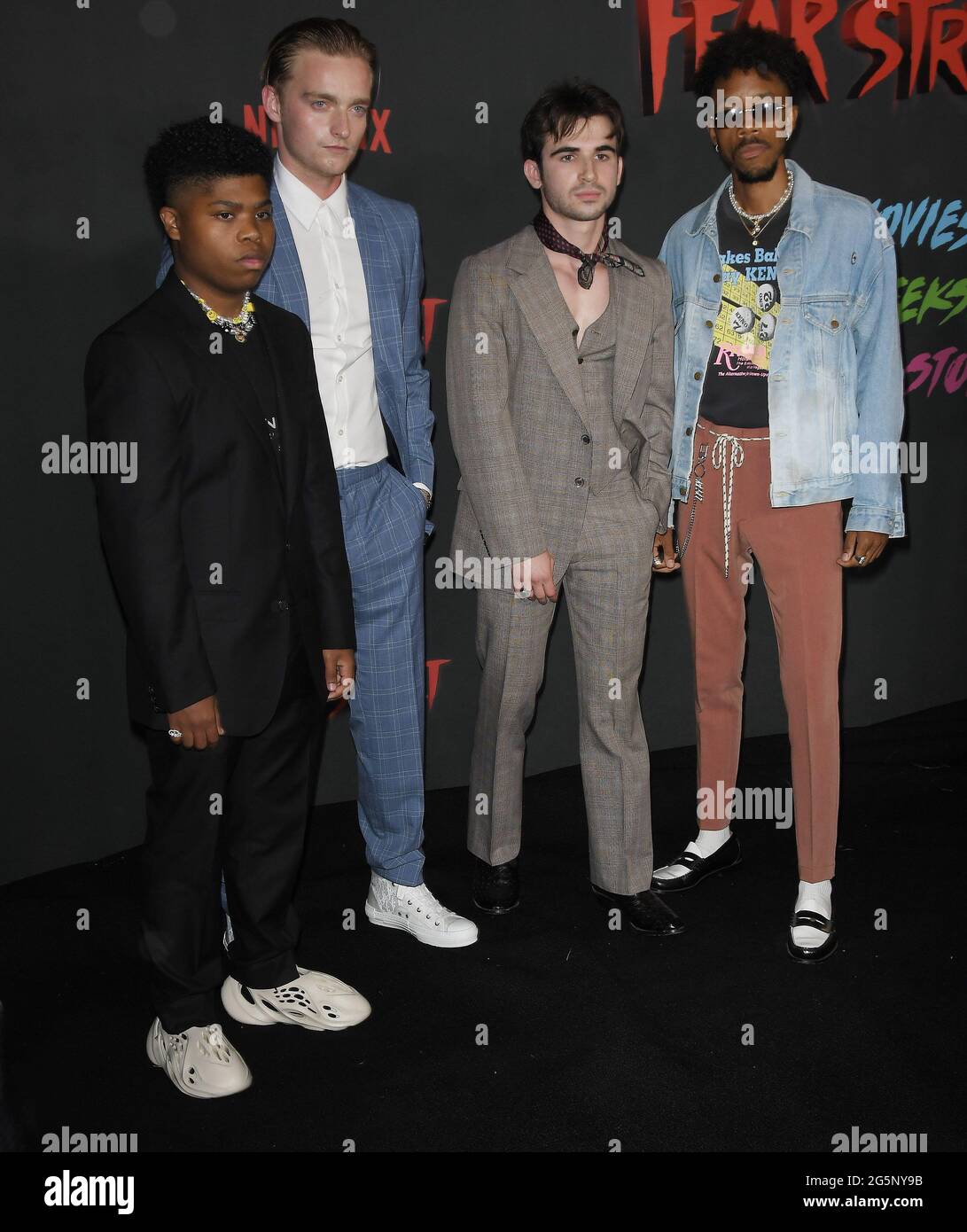 (L-R) Benjamin Flores Jr., McCabe Slye, Ted Sutherland and Darrell ...
