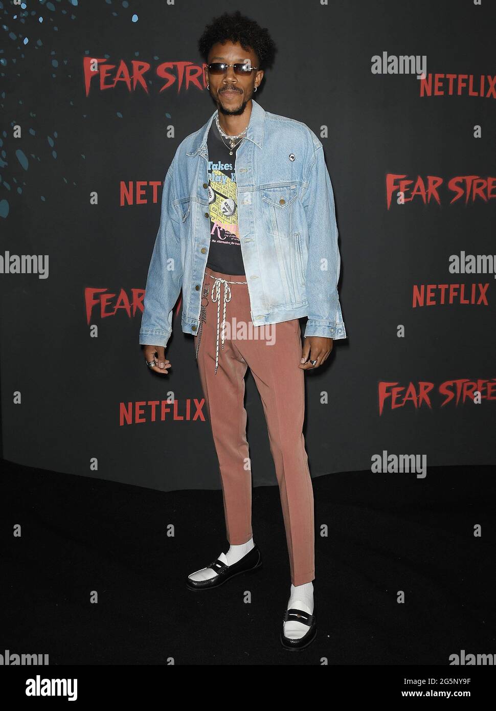 Darrell Britt-Gibson arrives at the FEAR STREET TRILOGY Premiere held ...