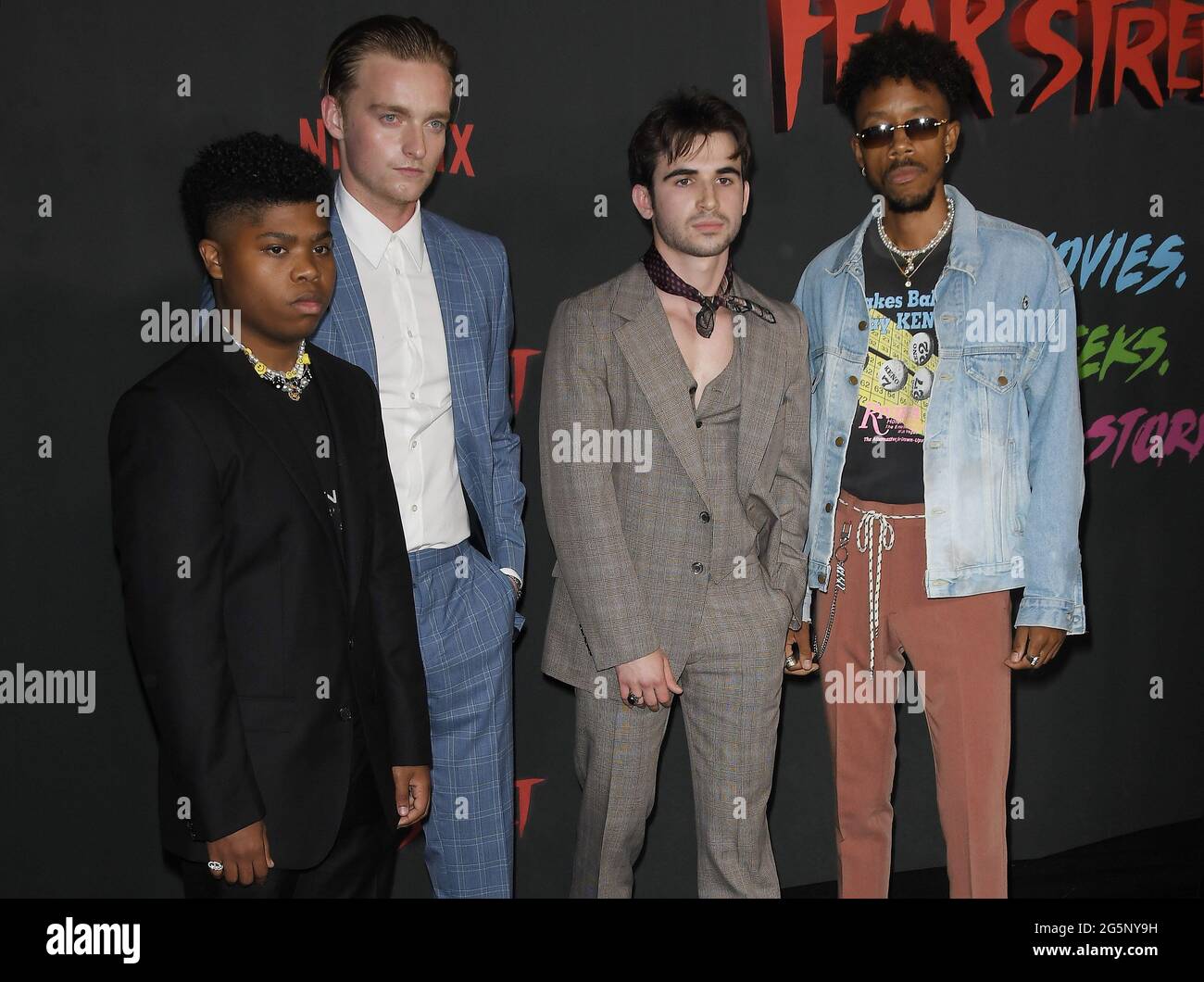 (L-R) Benjamin Flores Jr., McCabe Slye, Ted Sutherland and Darrell ...