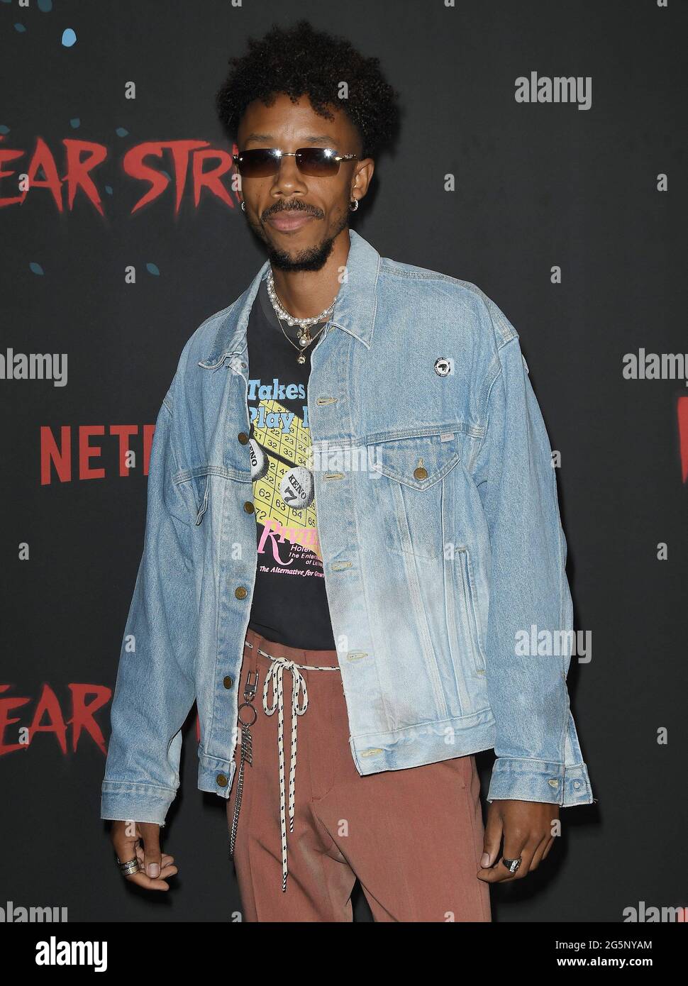 Los Angeles, USA. 28th June, 2021. Darrell Britt-Gibson arrives at the ...