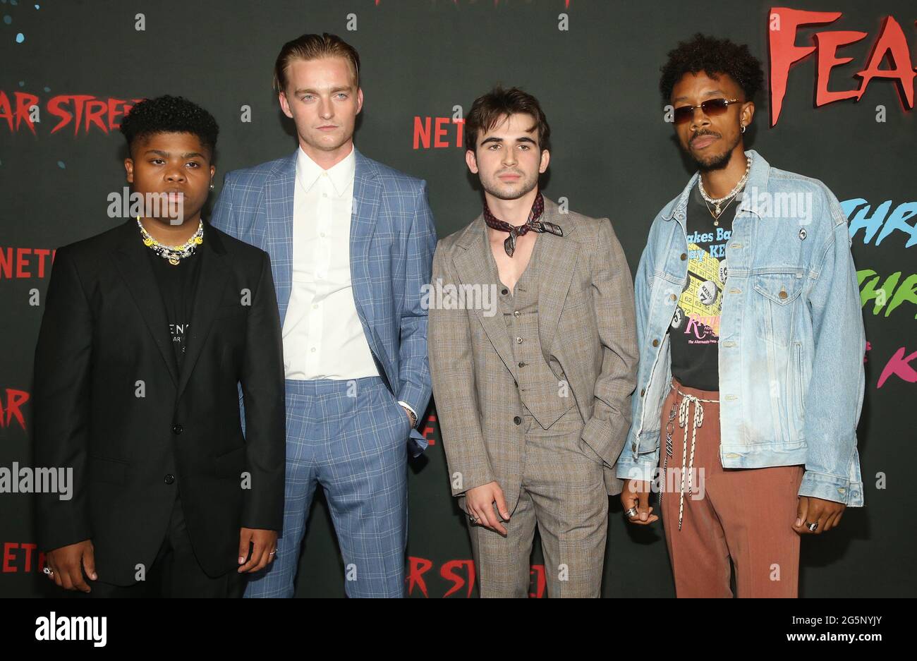 Los Angeles, CA -June 28 - McCabe Slye, Benjamin Flores Jr., Ted ...