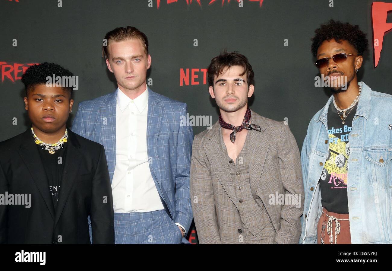 Los Angeles, CA -June 28 - McCabe Slye, Benjamin Flores Jr., Ted ...