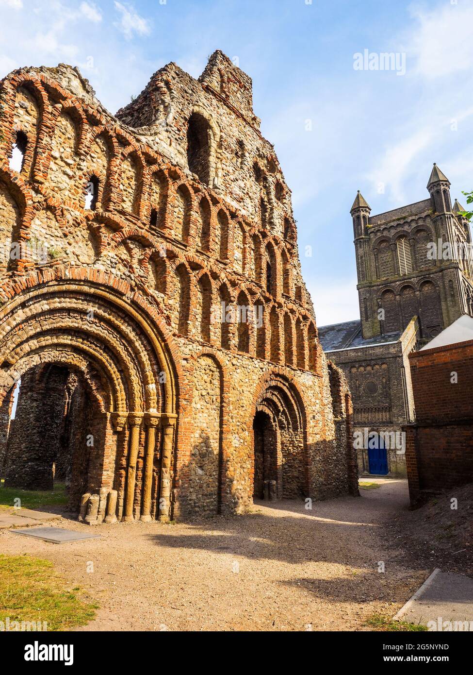 Ruins of St. Botolph's Priory - Colchester, Essex, England Stock Photo ...
