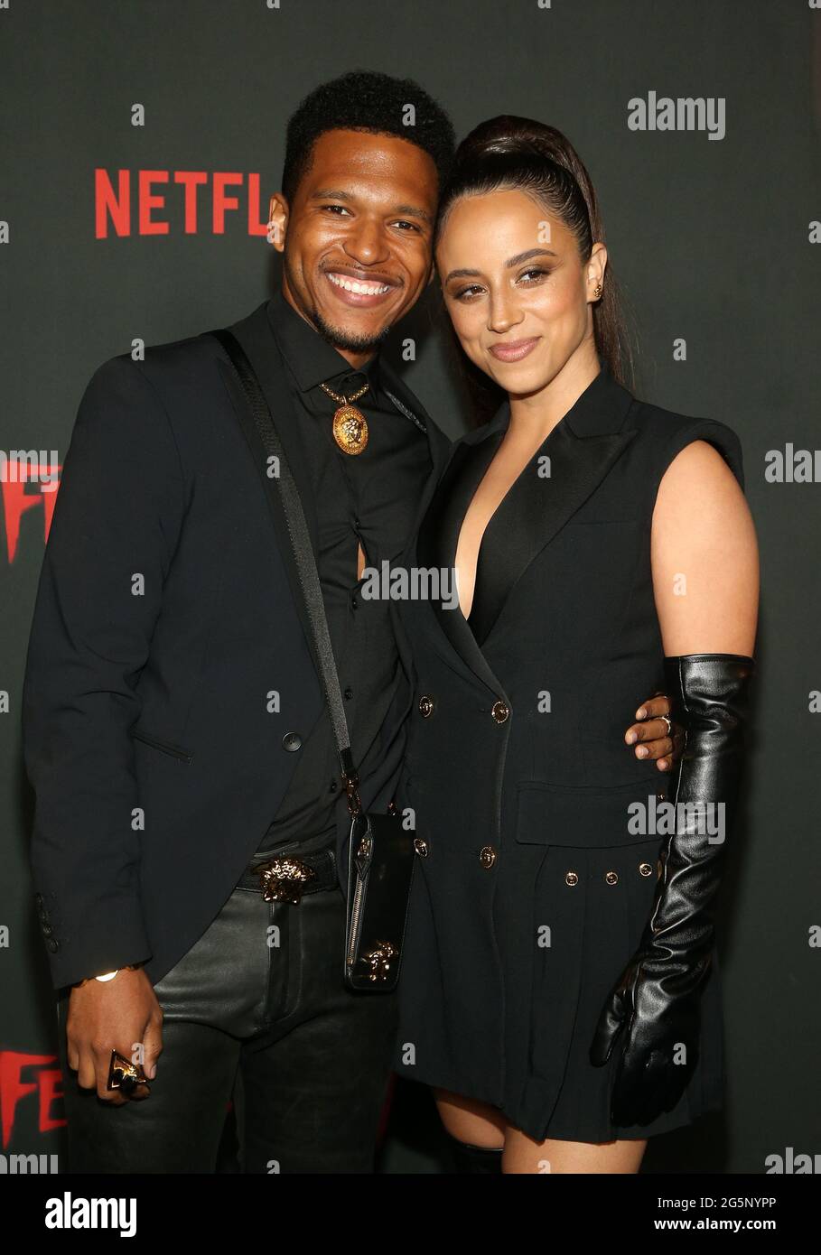 Los Angeles, CA -June 28 - Lovell Adams-Gray, Kiana Madeira, at ...