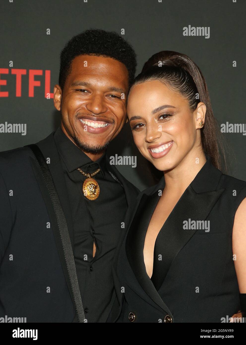 Los Angeles, CA -June 28 - Lovell Adams-Gray, Kiana Madeira, at ...