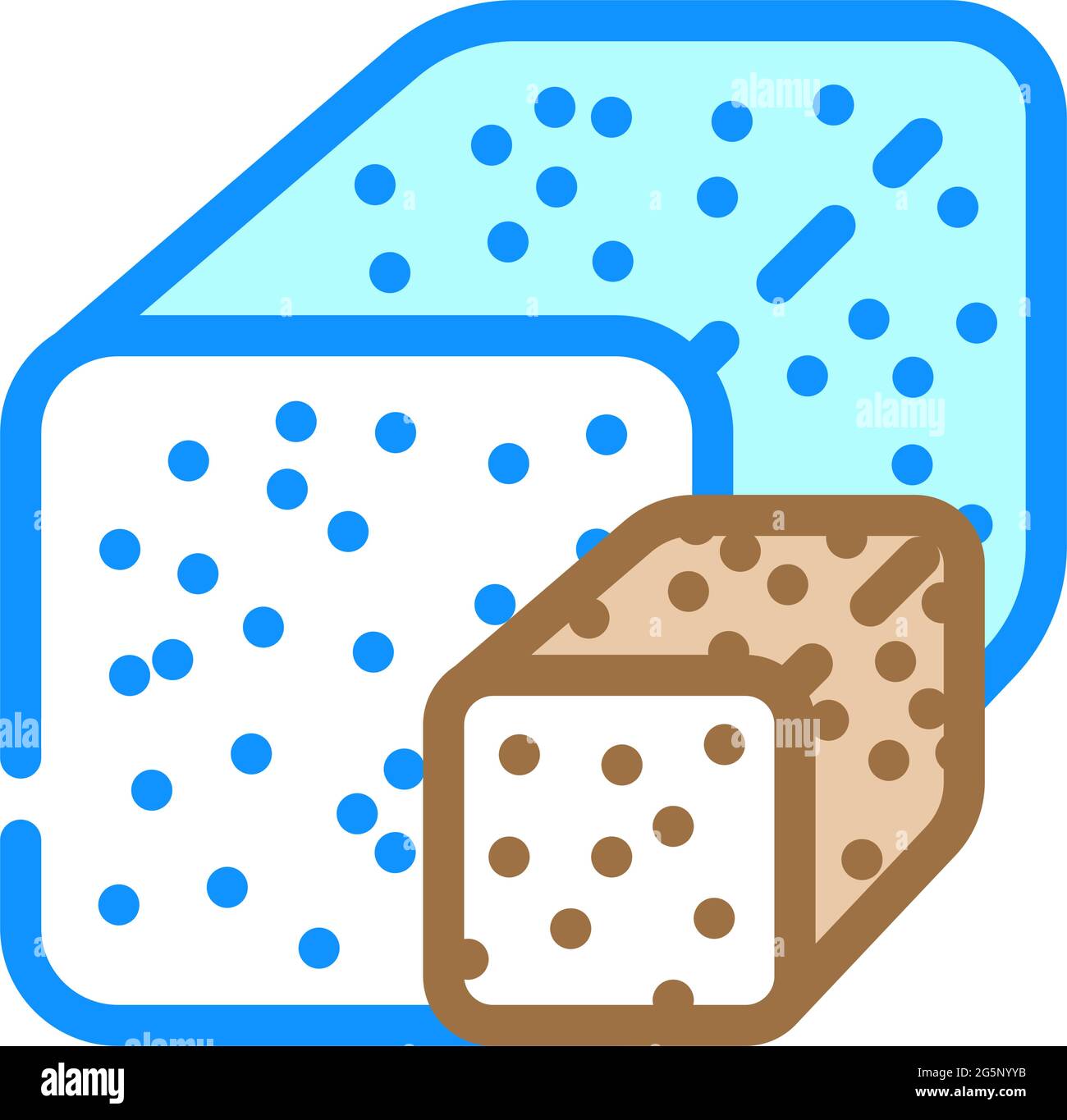 sugar nutrition color icon vector illustration Stock Vector Image & Art ...