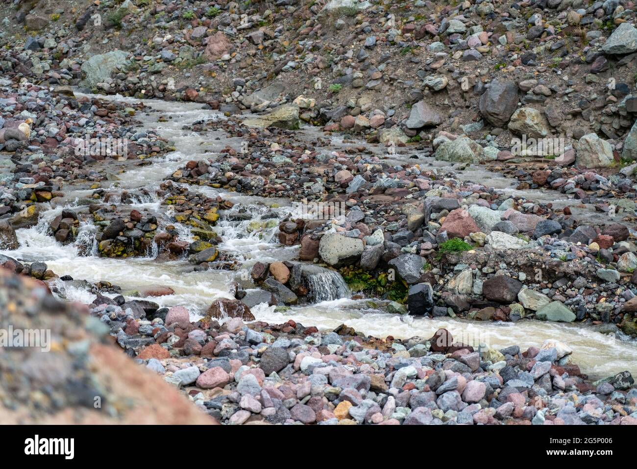 A seething river among the stones Stock Photo - Alamy
