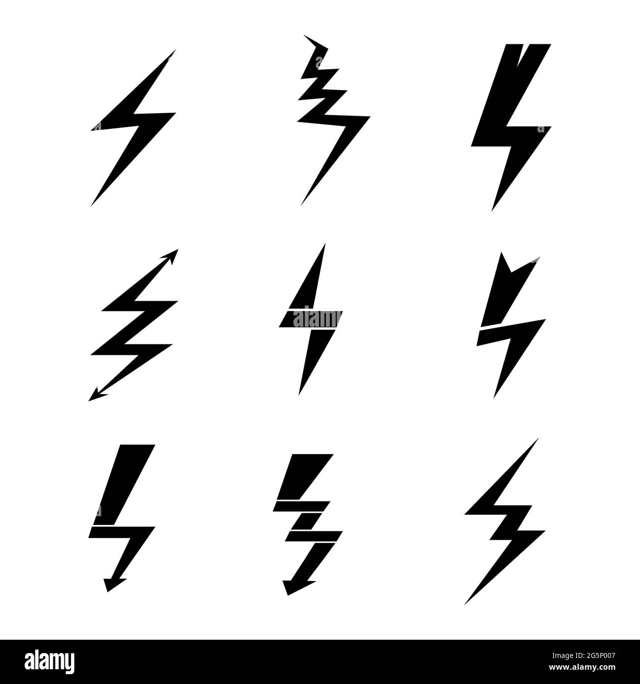 Thunder lightnings storm Cut Out Stock Images & Pictures - Alamy