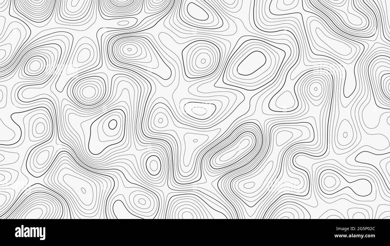 Topographic Map Black and White Stock Photos & Images - Alamy