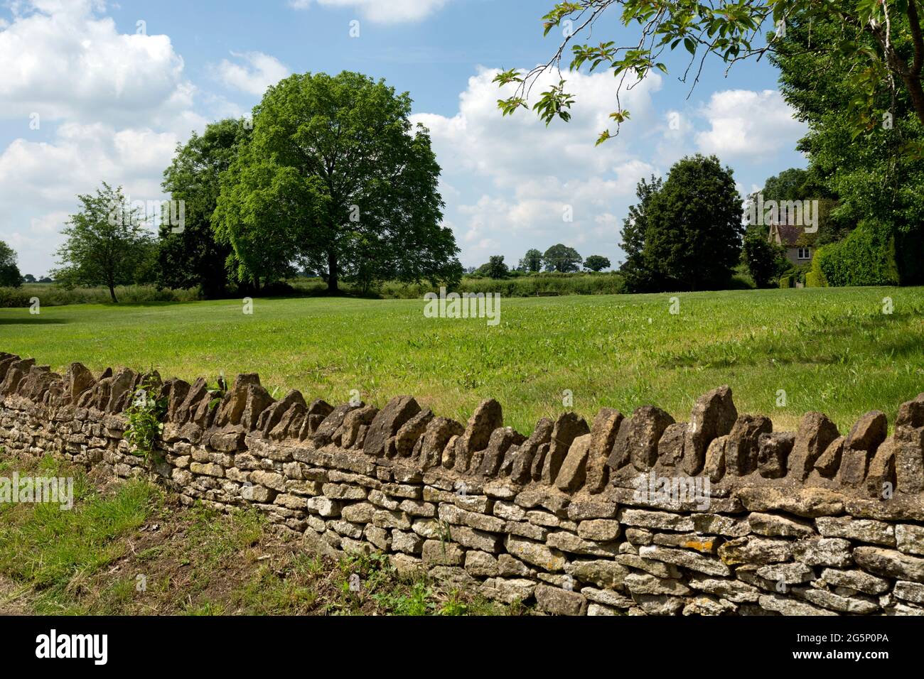 Castle Green, Sulgrave, Northamptonshire, England, UK Stock Photo - Alamy