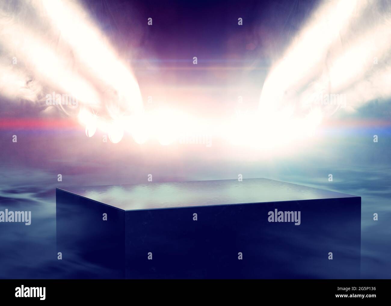 Musical background.Set of lights. Concept of live music and concerts ...