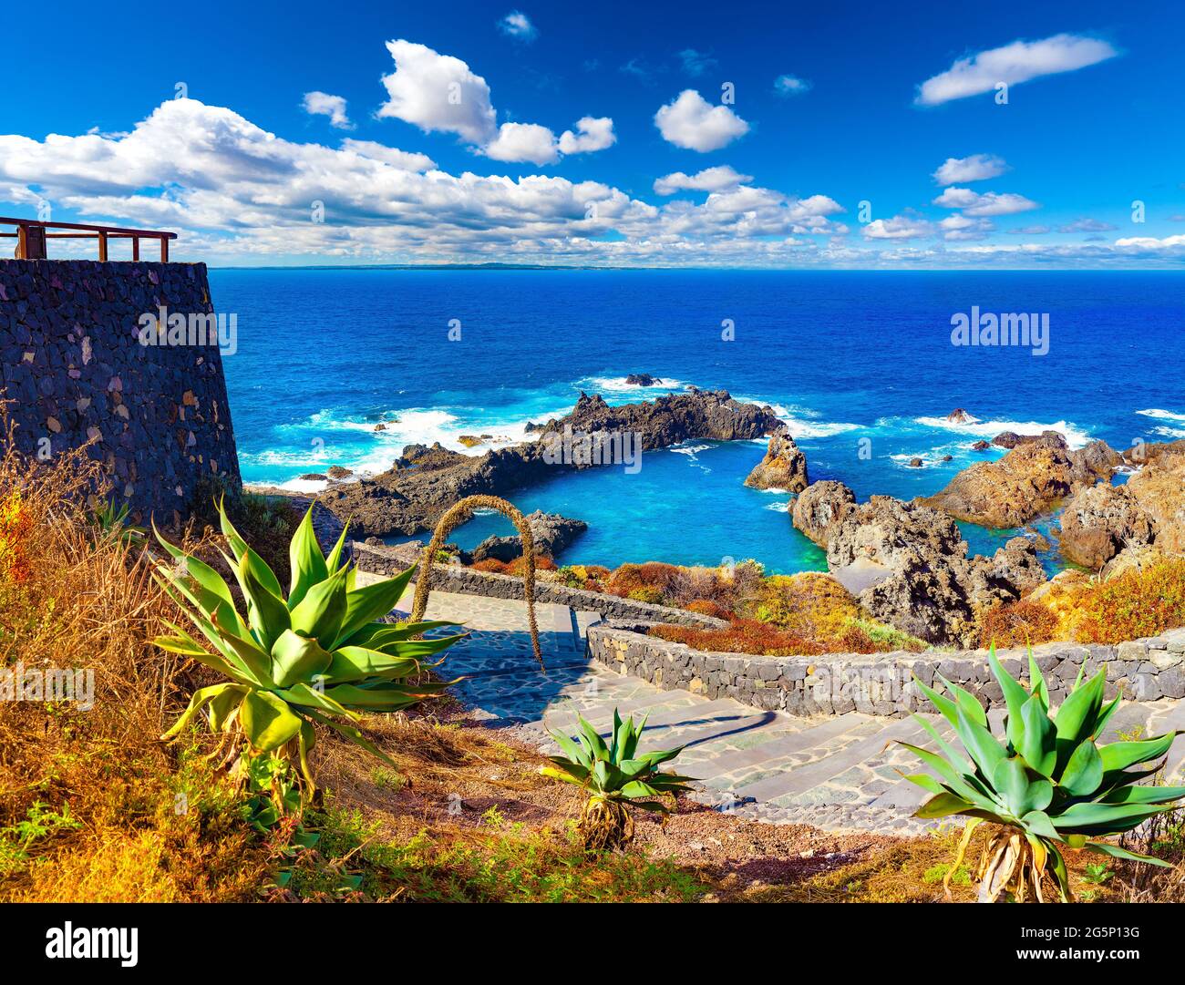 Nature scenic seascape in Canary Island.Travel adventures landscape ...