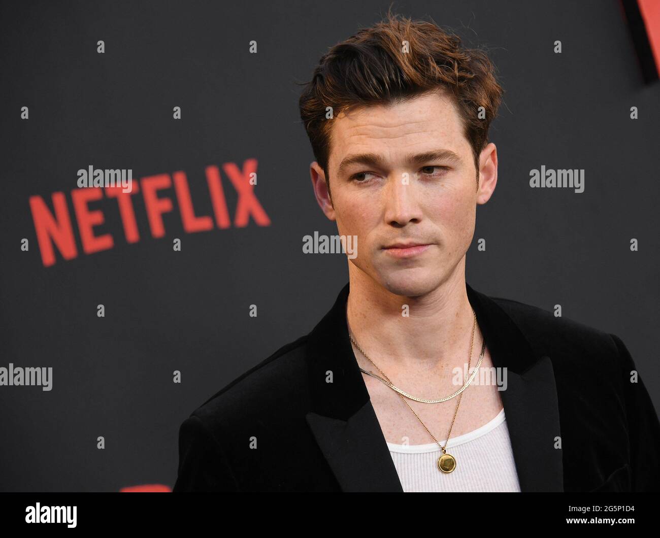 Jeremy Ford arrives at the FEAR STREET TRILOGY Premiere held at the LA ...