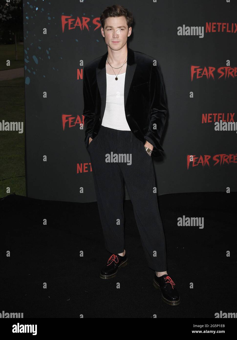 Los Angeles, USA. 28th June, 2021. Jeremy Ford arrives at the FEAR ...