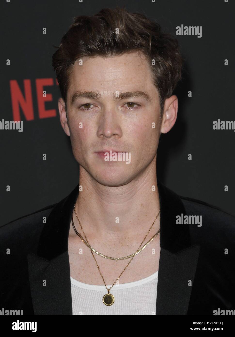 Jeremy Ford arrives at the FEAR STREET TRILOGY Premiere held at the LA ...