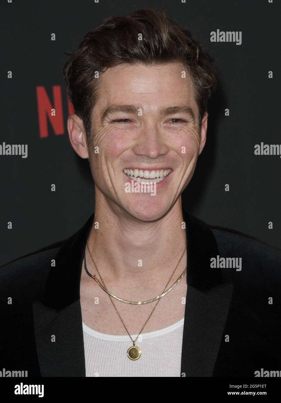 Jeremy Ford arrives at the FEAR STREET TRILOGY Premiere held at the LA ...