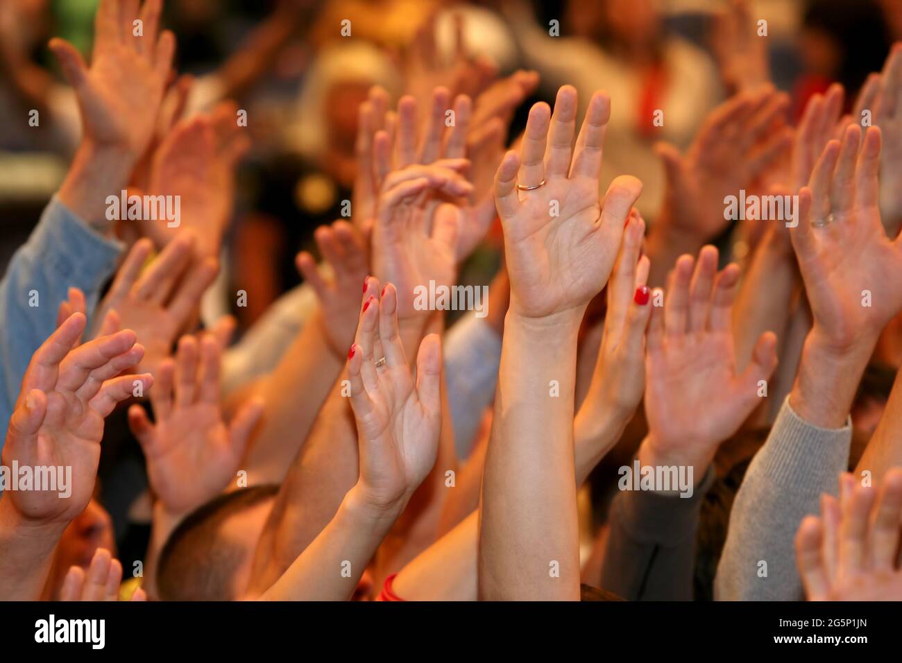 Hands Raised Heaven High Resolution Stock Photography and Images - Alamy