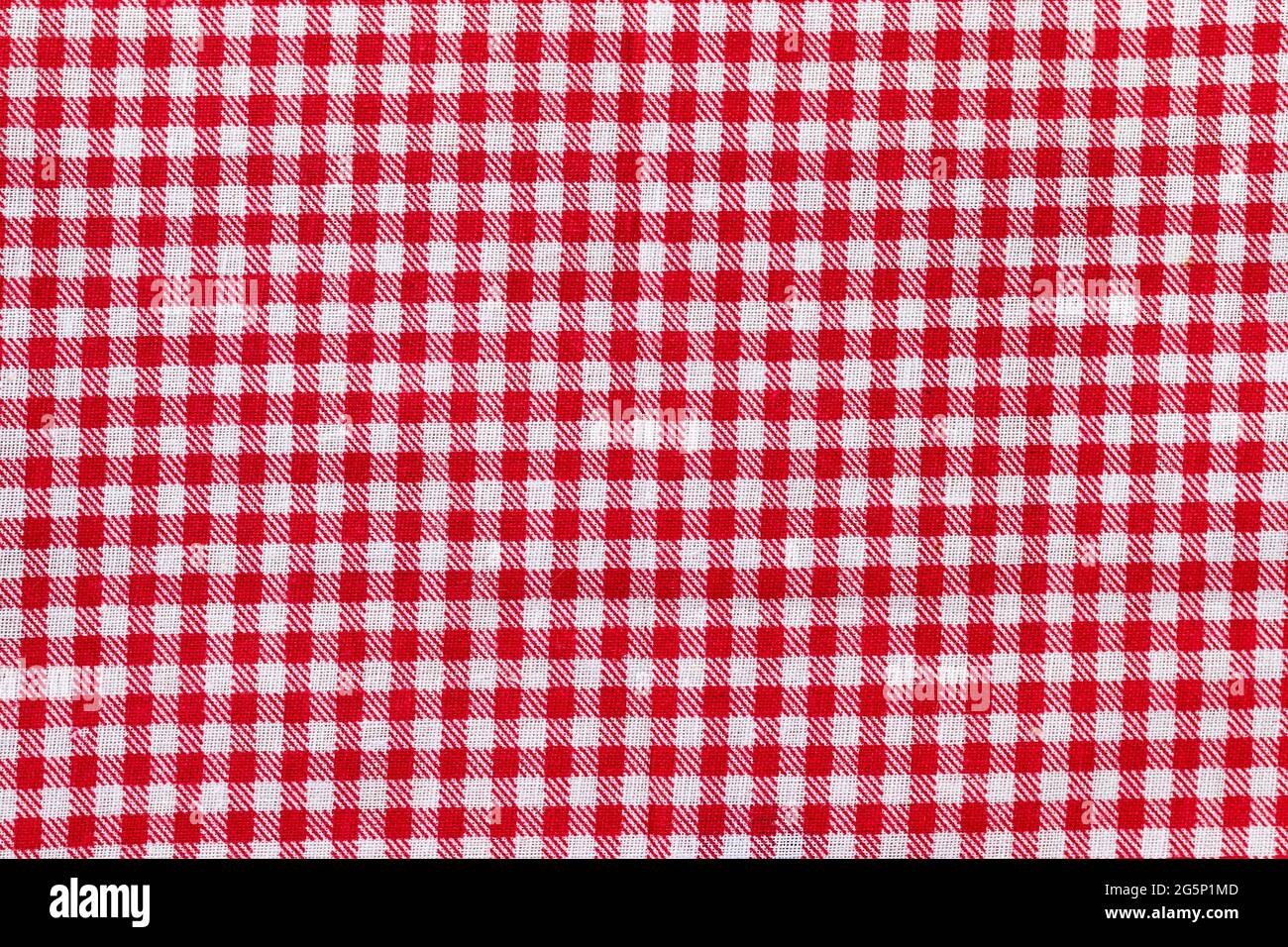 Red And White Picnic Blanket Texture