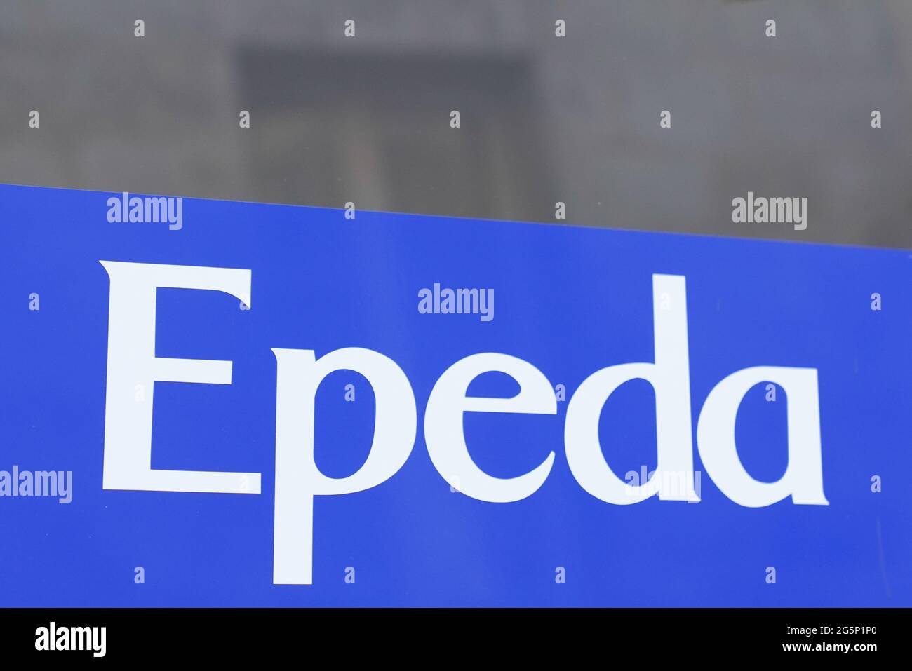Bordeaux , Aquitaine France - 01 10 2021 : epeda logo text and sign ...