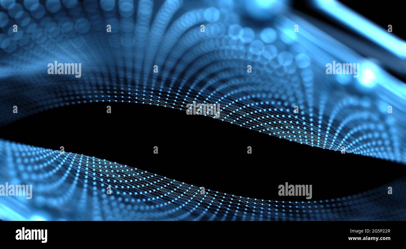 Technology And Science Concept Network And Data Net System Abstract Backgroundstructure And