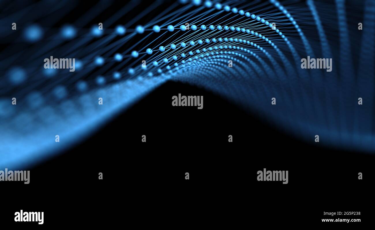 Technology And Science Concept Network And Data Net System Abstract Backgroundstructure And