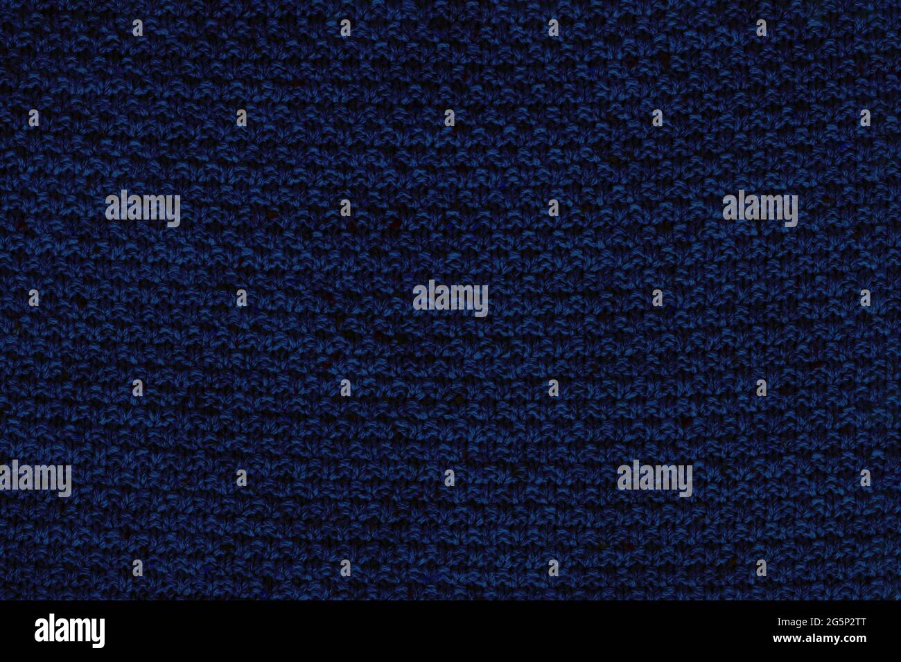 Dark blue knitted fabric texture. Rough sweater background Stock Photo ...