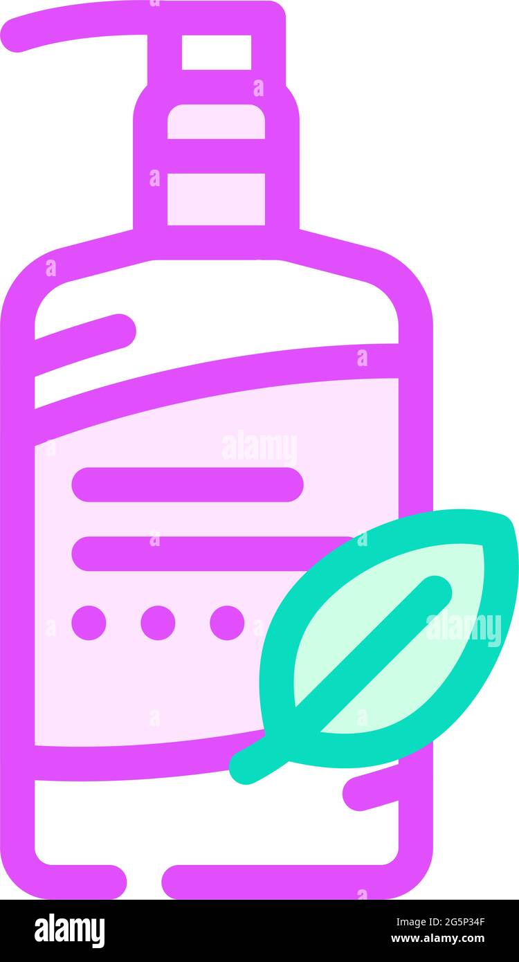 facial cleansing milk color icon vector illustration Stock Vector Image ...