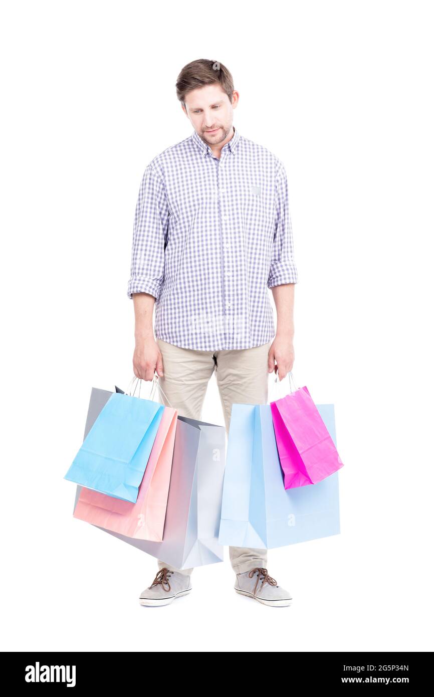 Man buying clothes Cut Out Stock Images & Pictures - Alamy