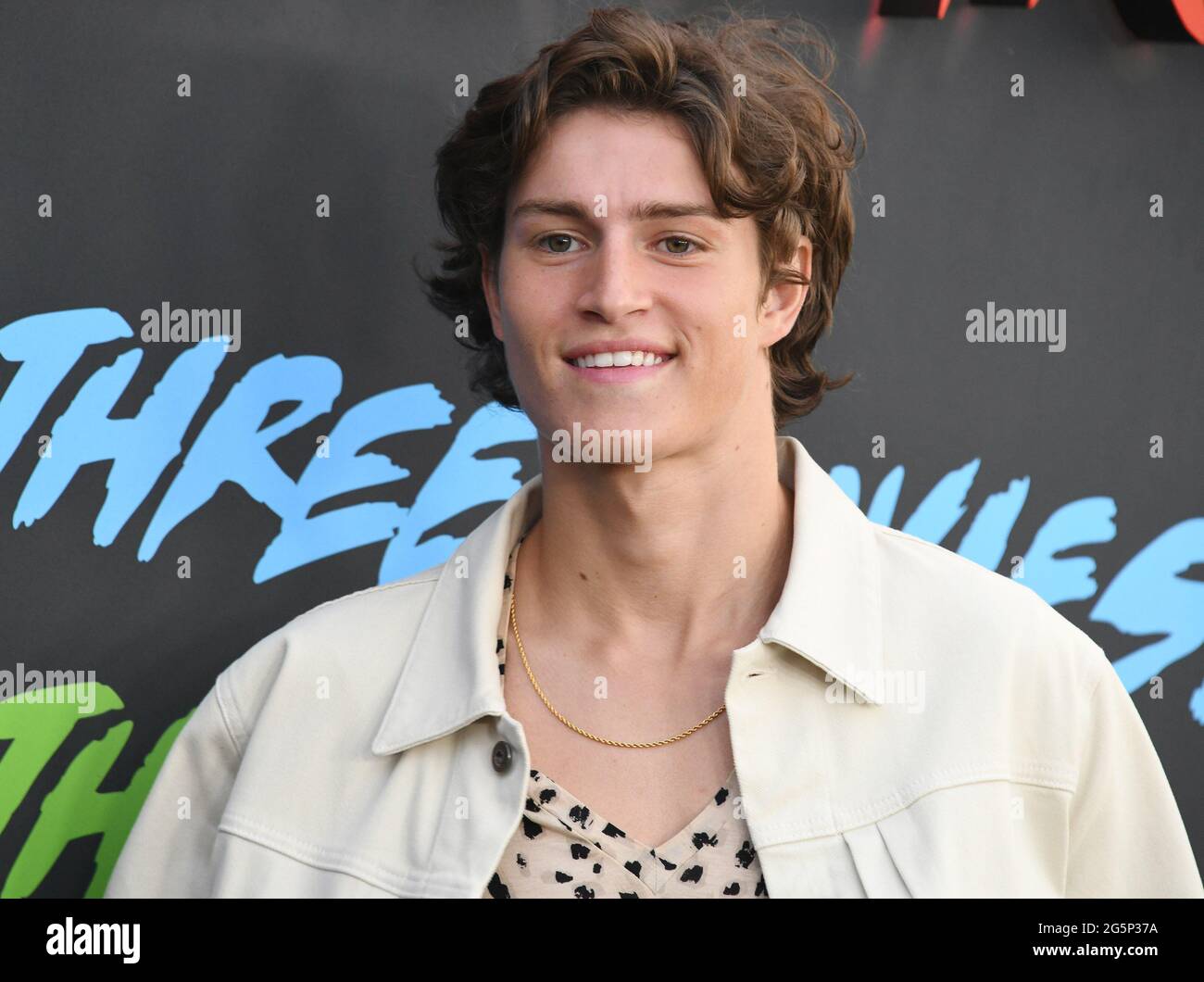Brandon Spink arrives at the FEAR STREET TRILOGY Premiere held at the ...