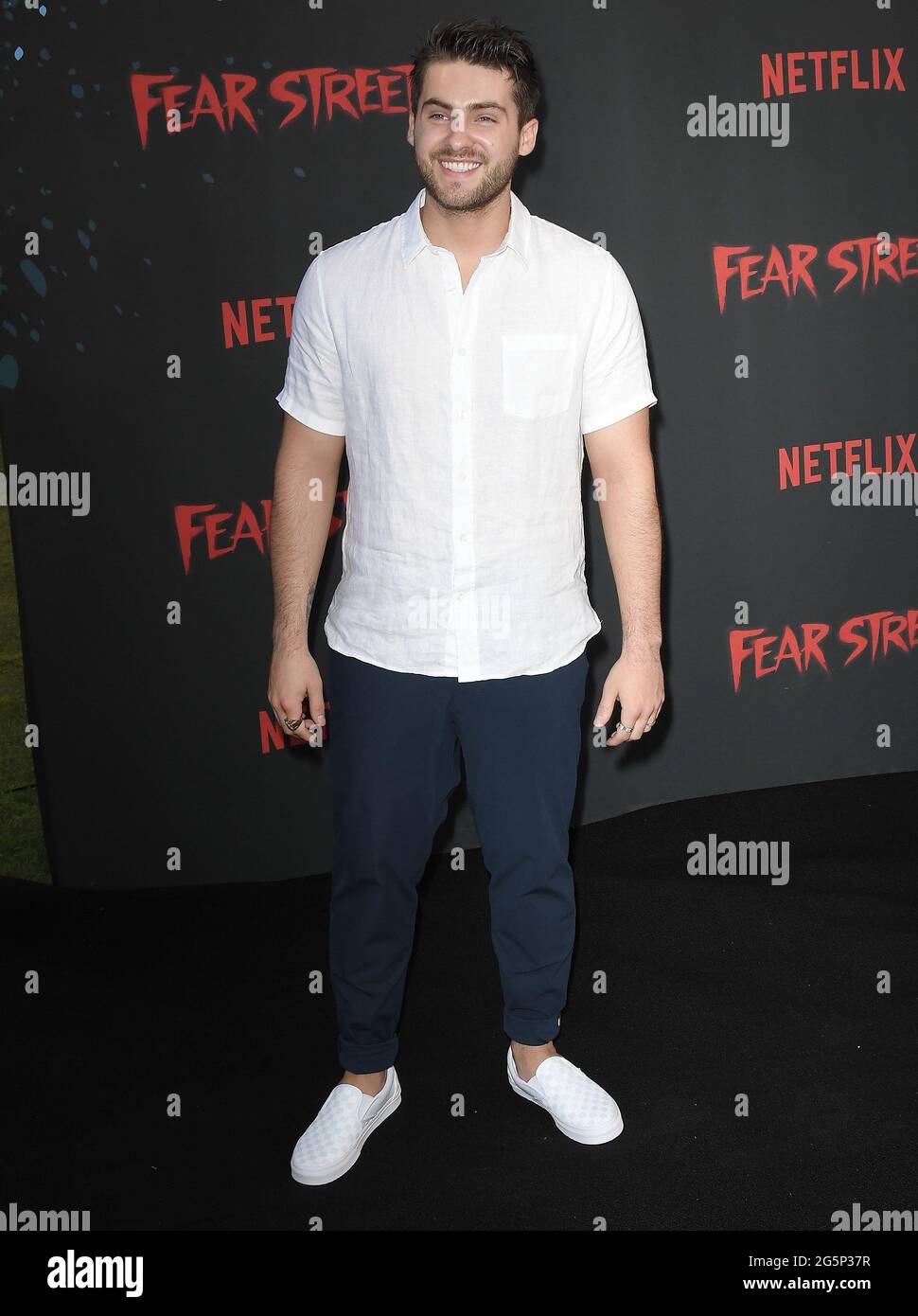 Cody Christian arrives at the FEAR STREET TRILOGY Premiere held at the ...