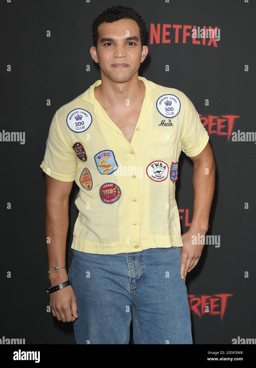 Adam Faison arrives at the FEAR STREET TRILOGY Premiere held at the LA ...