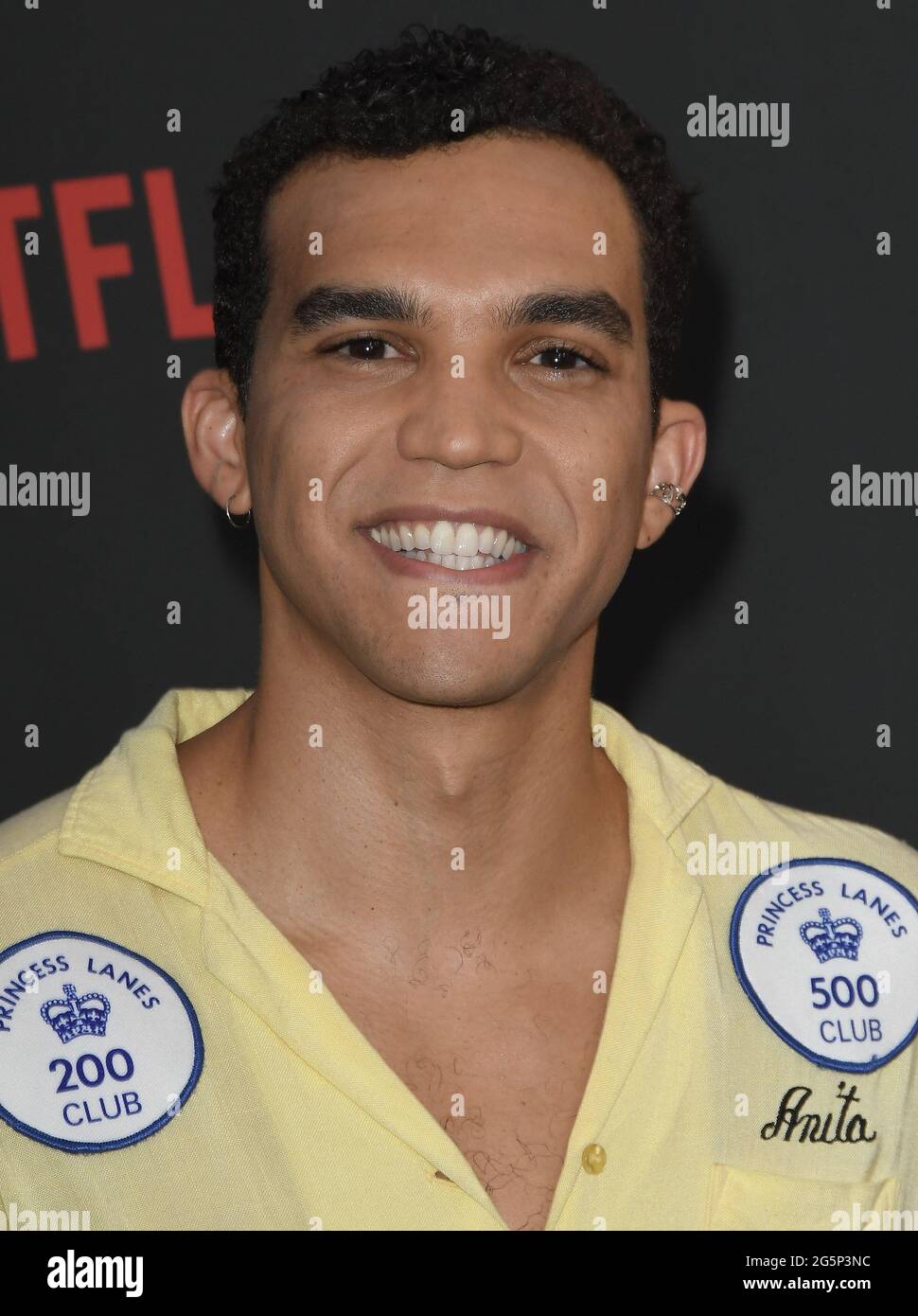 Adam Faison arrives at the FEAR STREET TRILOGY Premiere held at the LA ...