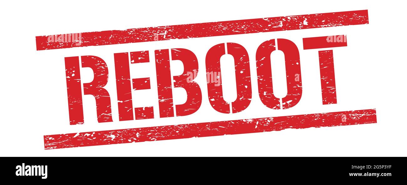 Reboot stamp hi-res stock photography and images - Alamy