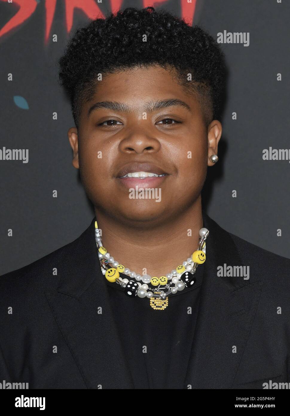 Benjamin Flores Jr. arrives at the FEAR STREET TRILOGY Premiere held at ...