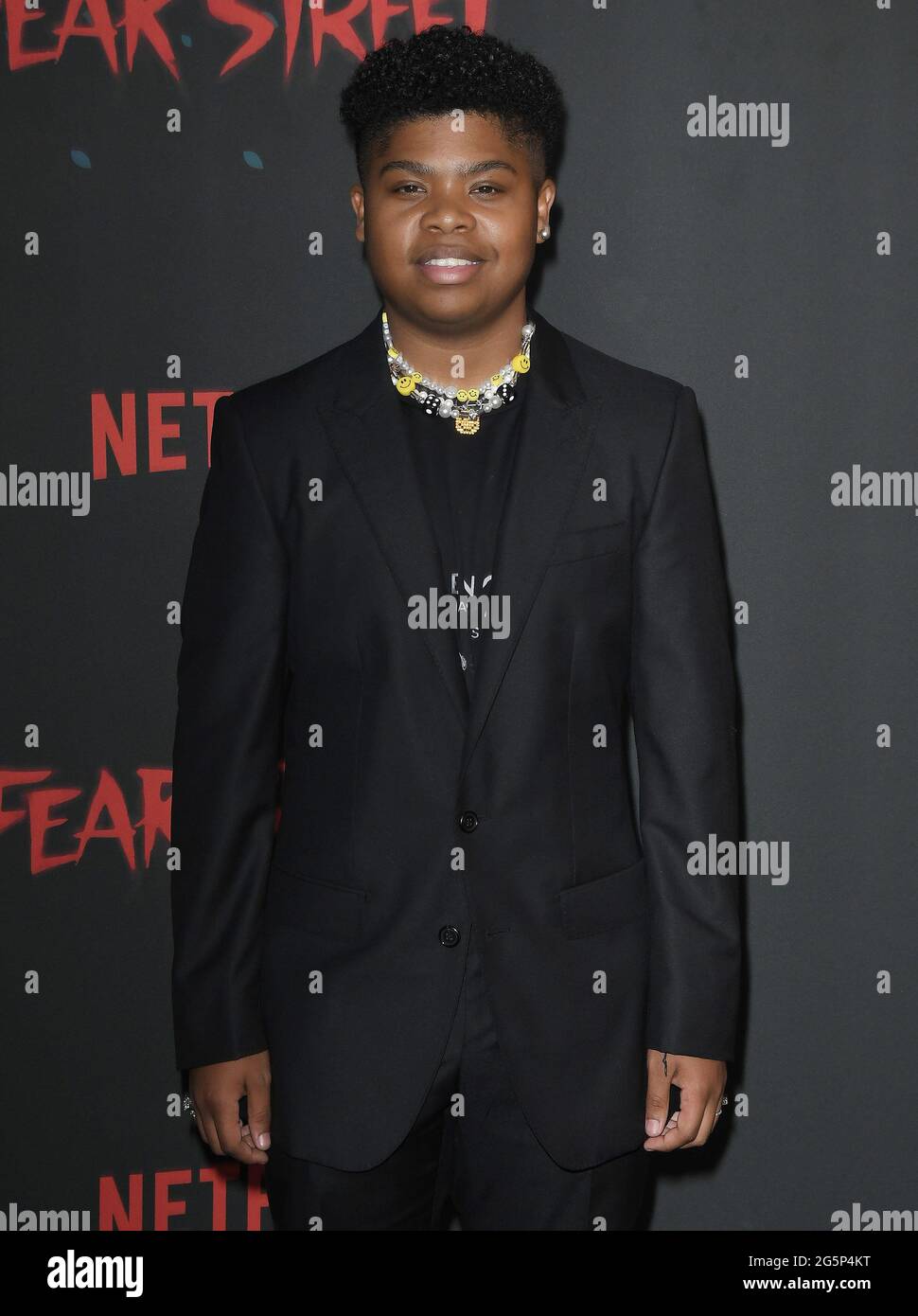Los Angeles, USA. 28th June, 2021. Benjamin Flores Jr. arrives at the ...