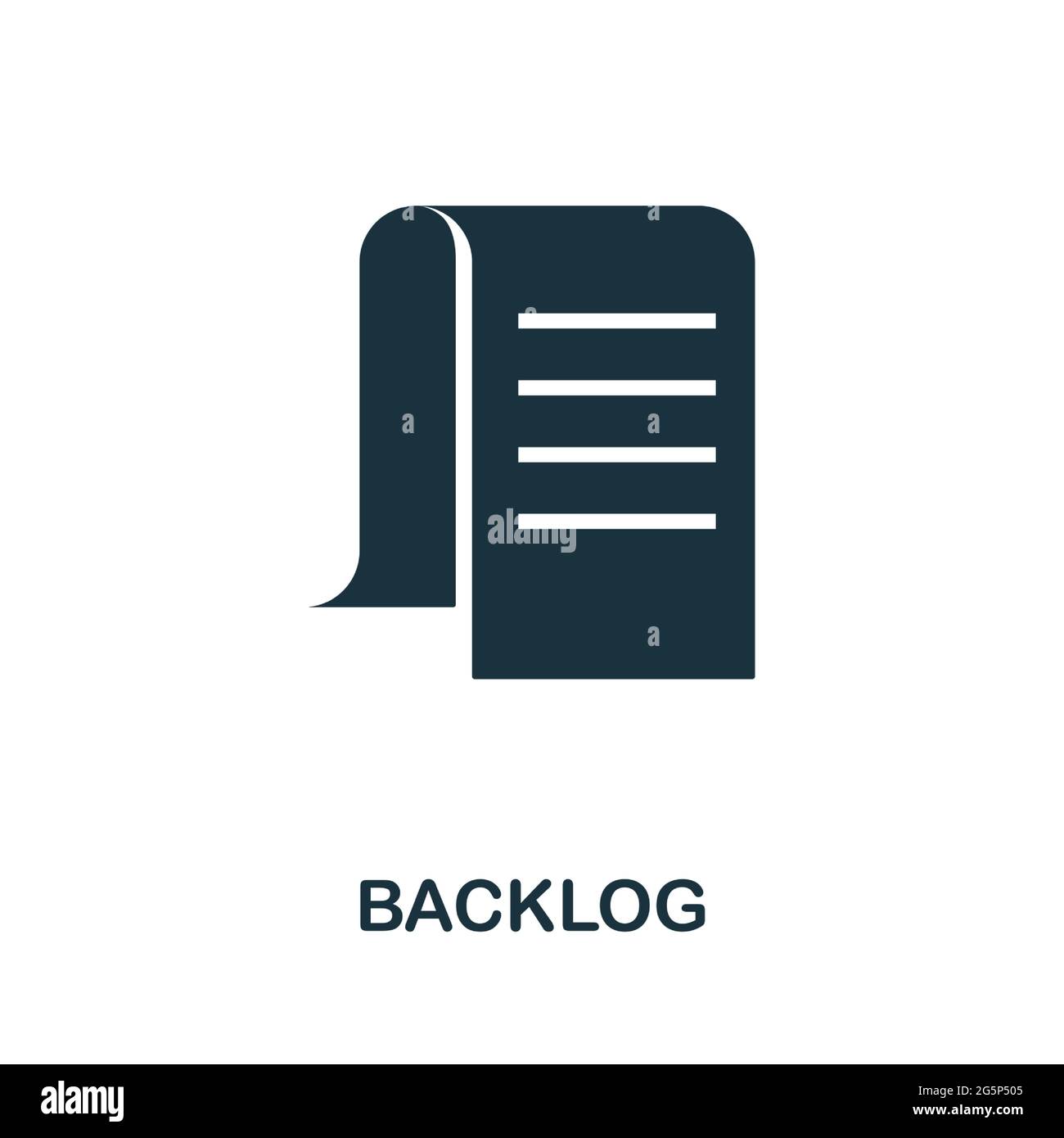 Backlog icon. Simple creative element. Filled monochrome Backlog icon ... Backlog icon. Simple creative element. Filled monochrome Backlog icon ...
