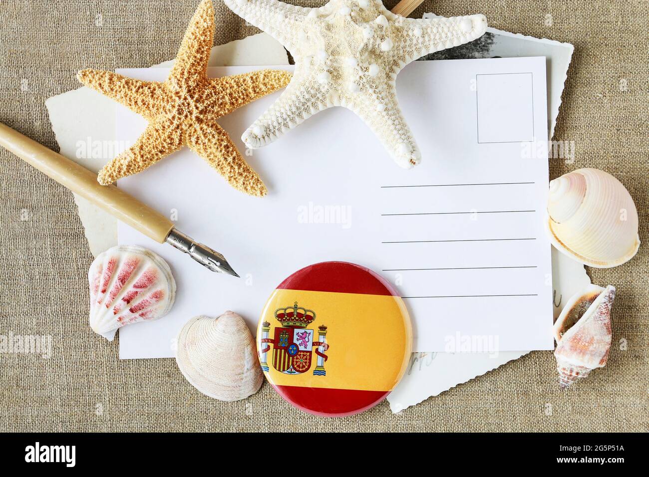 Vintage letter from holidays hi-res stock photography and images - Alamy