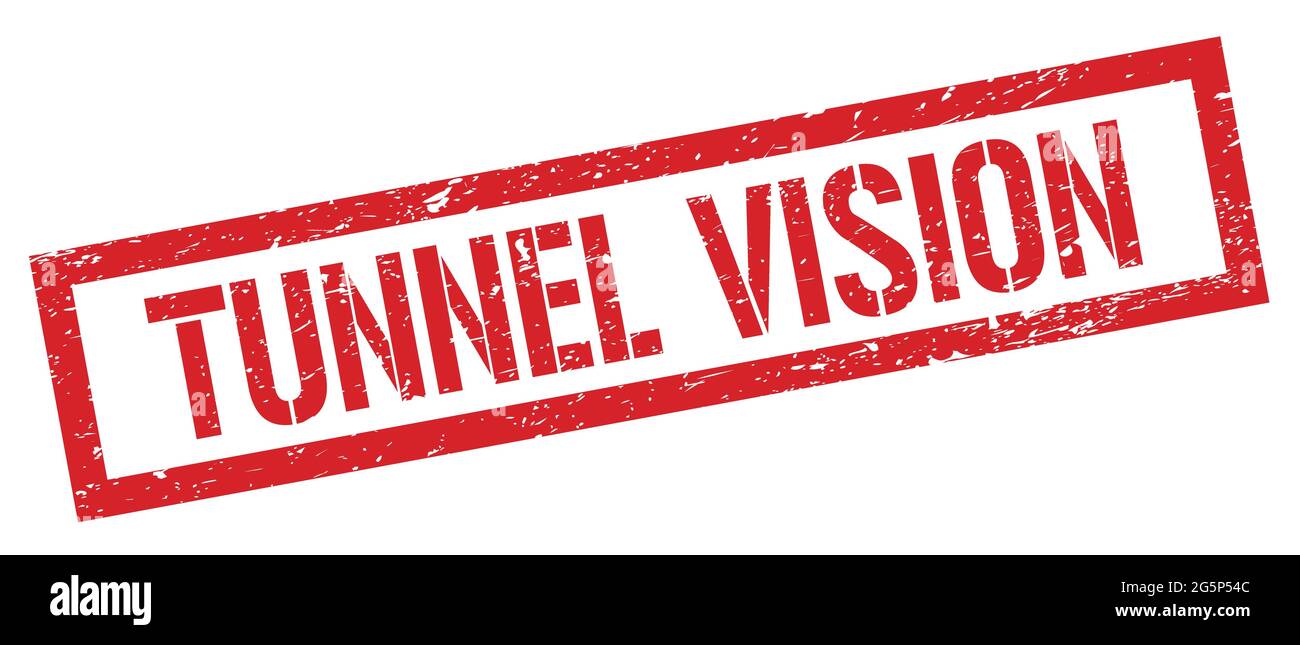 Tunnel vision stamp hi-res stock photography and images - Alamy