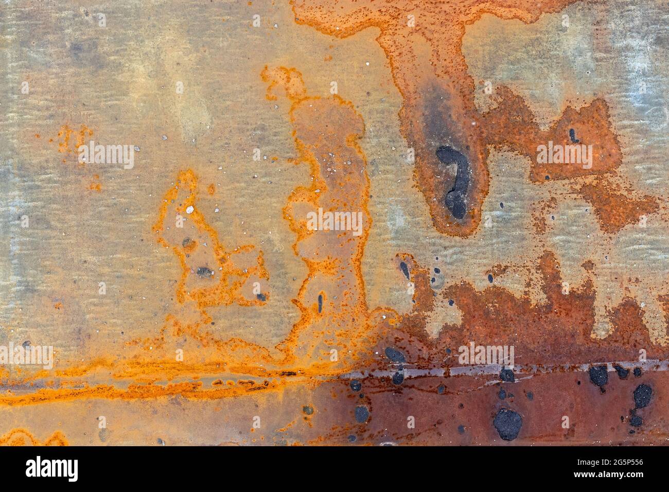 Old metal surface background with rusty stains Stock Photo - Alamy