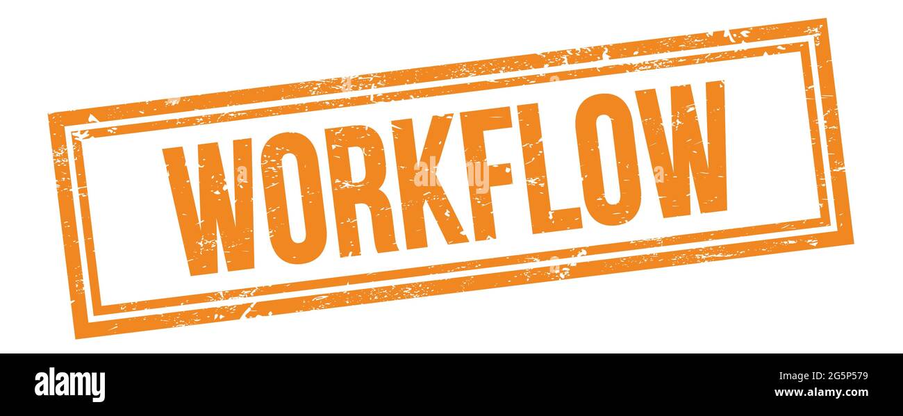 Workflow stamp Cut Out Stock Images & Pictures - Alamy