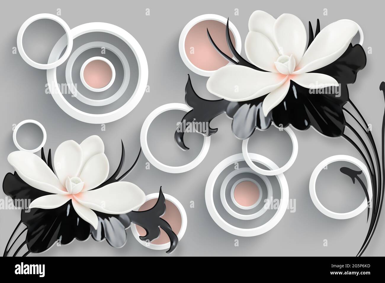 3d wallpaper design and beautiful wall brick background Stock Photo - Alamy