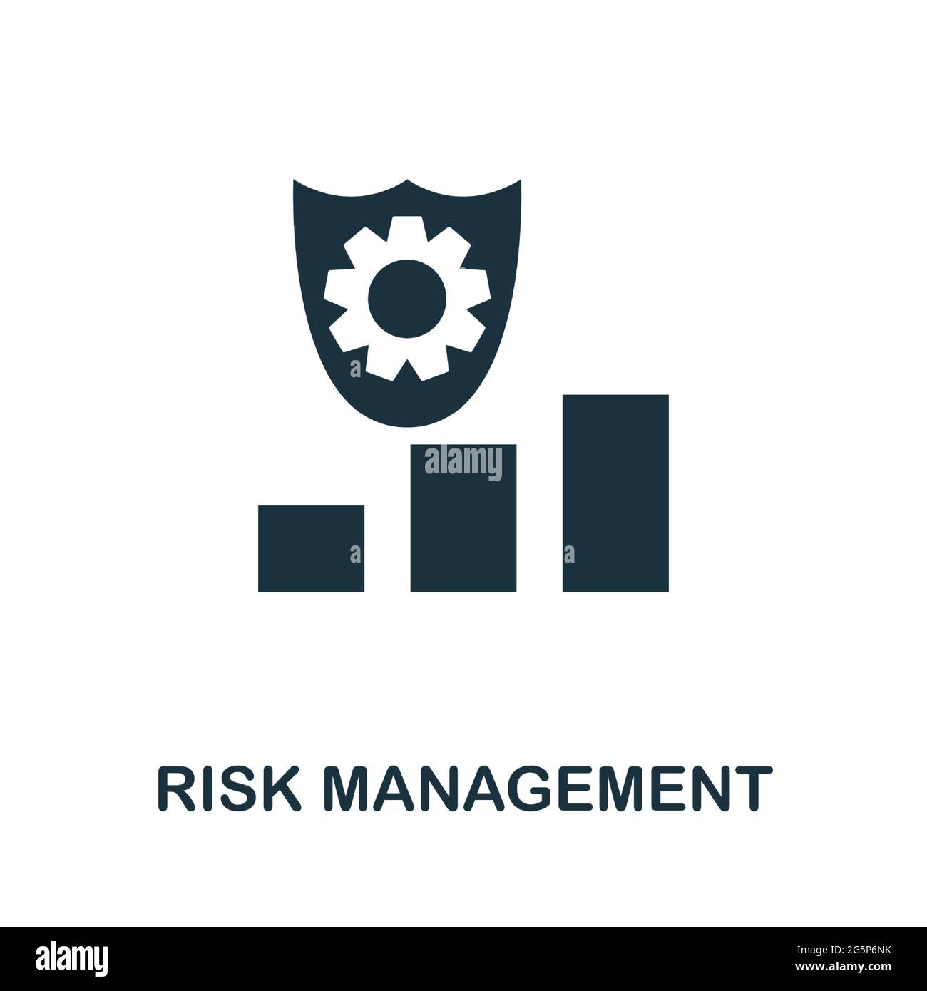 Risk Management icon. Simple creative element. Filled monochrome Risk ... Risk Management icon. Simple creative element. Filled monochrome Risk ...