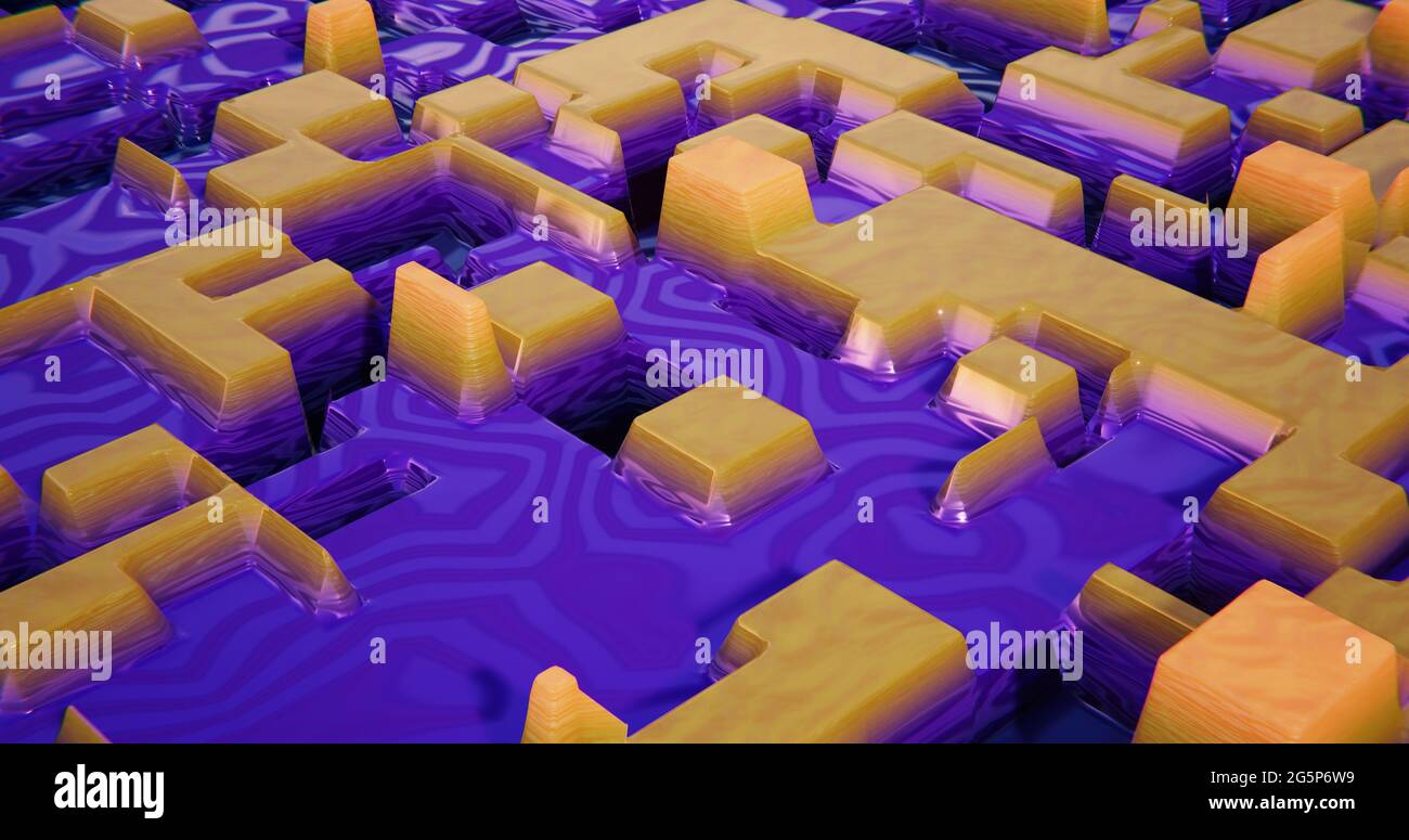 Purple abstract background landscape illustration 3d rendering Stock ...