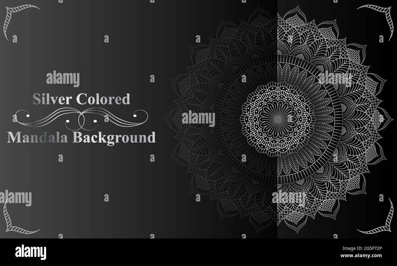 Mandala Vector Design Element. Round ornament decoration. Line flower ...