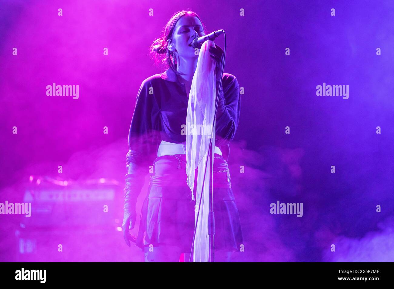 Oslo, Norway. 28th June, 2021. The Norwegian singer and songwriter Iris ...