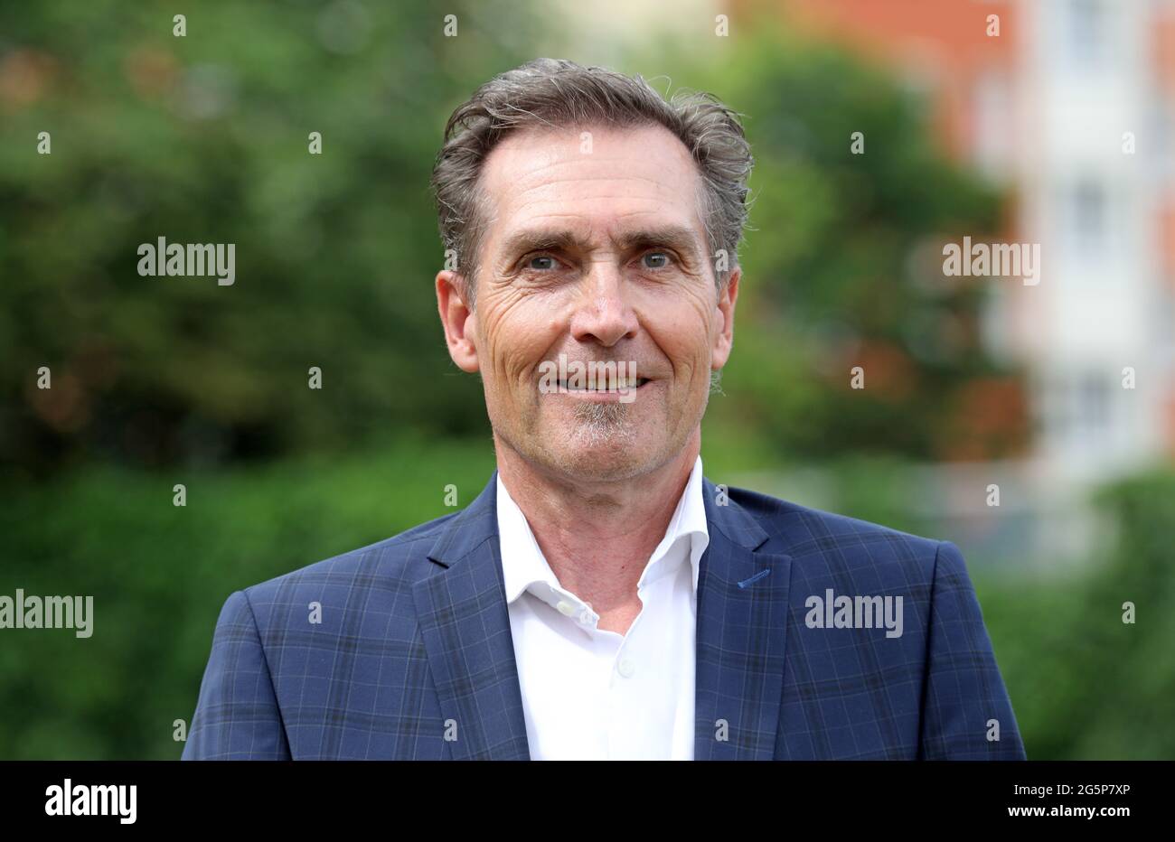 Rostock, Germany. 29th June, 2021. Ralf Zimlich, Chairman of the ...