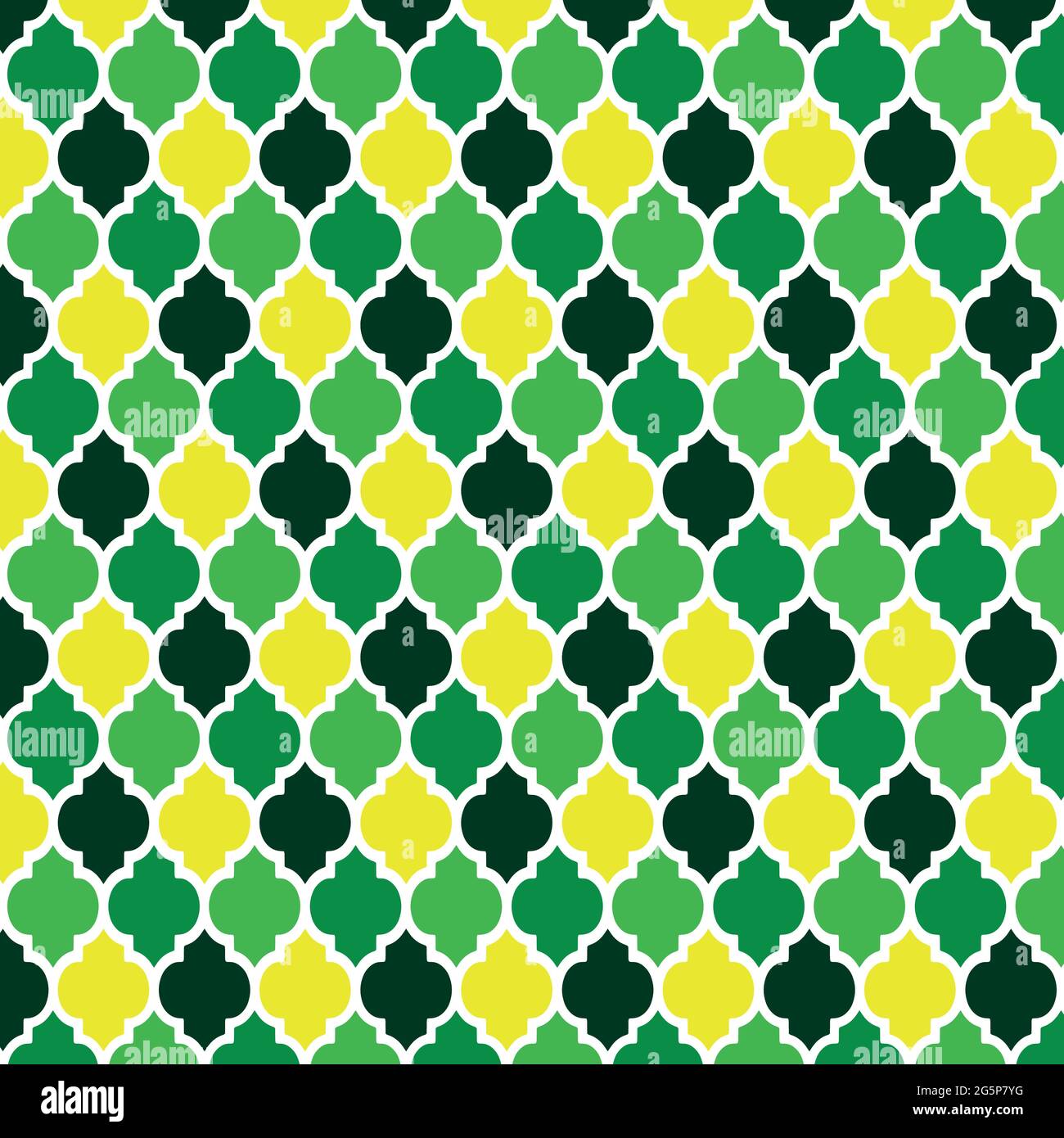 colorful Moroccan pattern with isolated white background Stock Vector ...