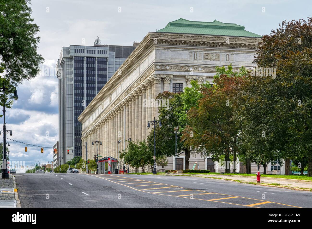 New York State Education Building, Washington Avenue between Hawk and ...